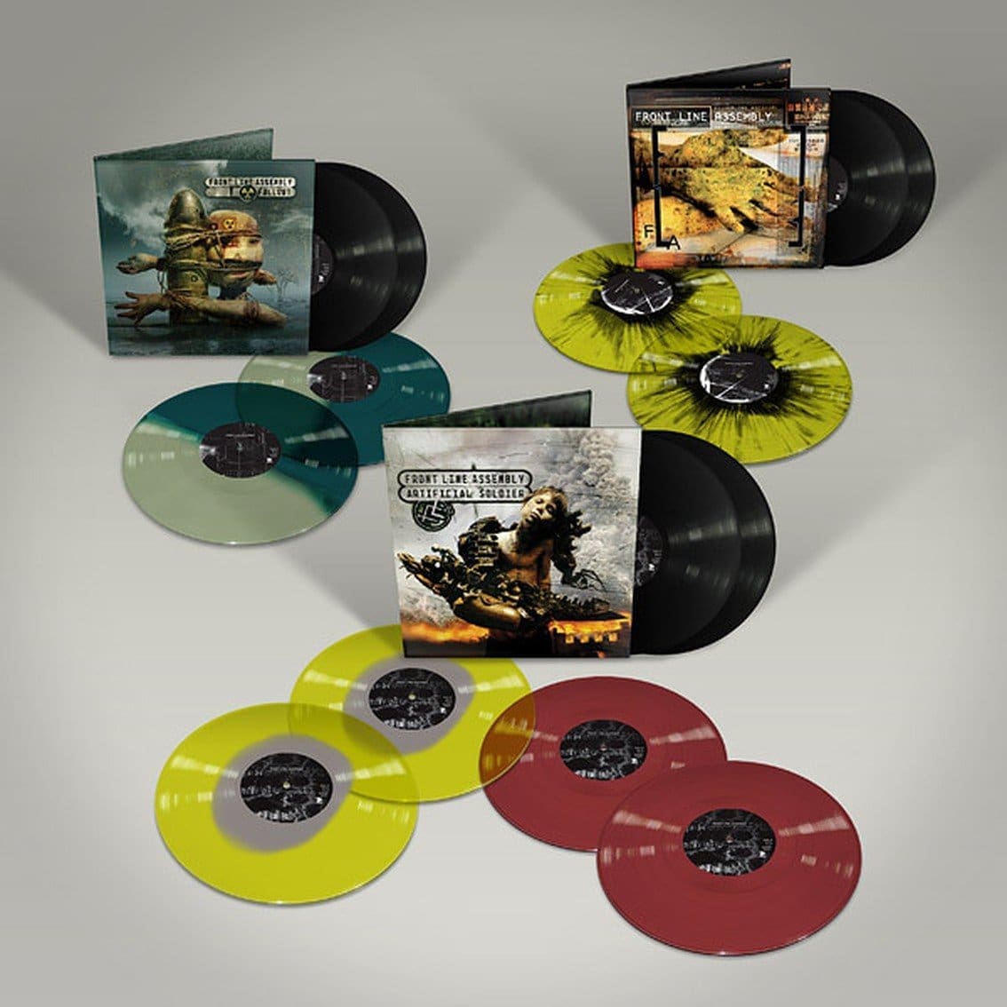 Massive Front Line Assembly reissue campaign on vinyl (featuring bonus ...